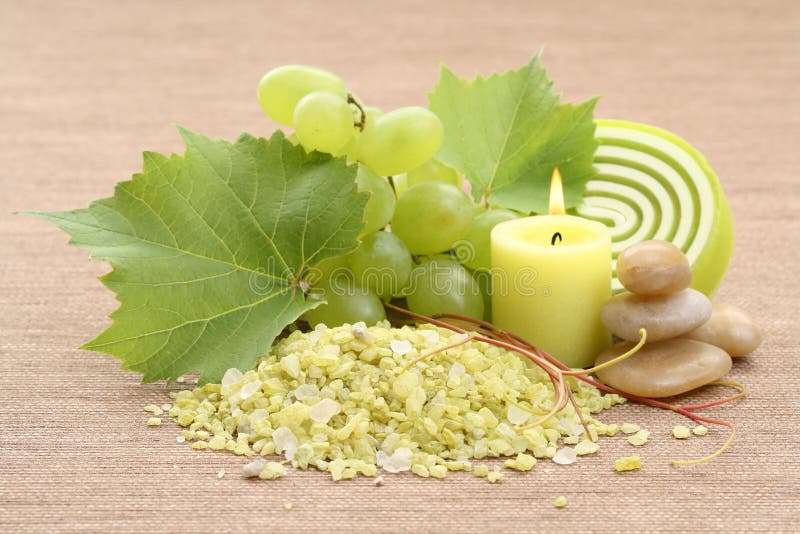 Grape bath stock photo. Image of care, bowl, treatment - 5636026
