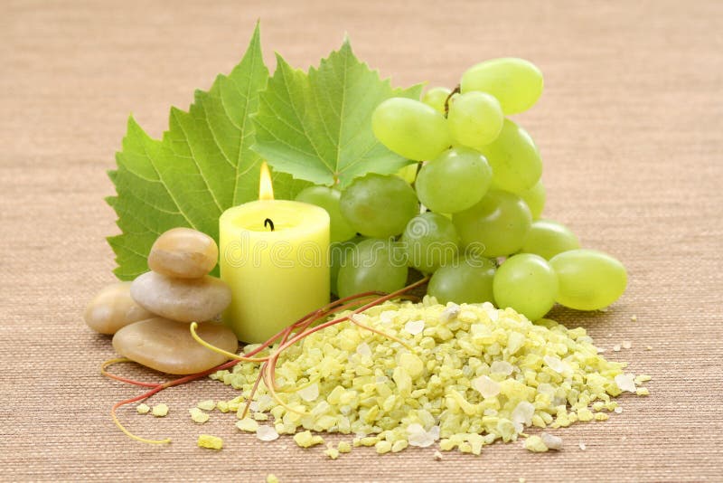 Grape bath stock image. Image of bowl, treatment, beauty - 5636097