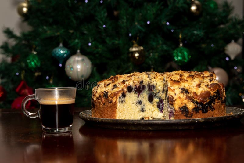 Grape Cake Known As "cuca De Uva" or "kuka De Uva" Stock Image - Image ...