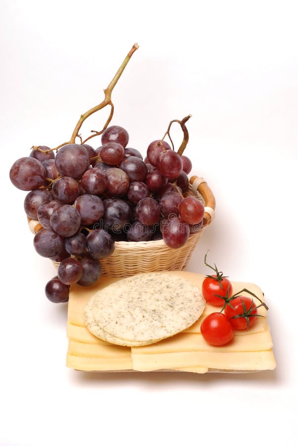 Grape and cheese stock photo. Image of gourmet, provisions - 7506974