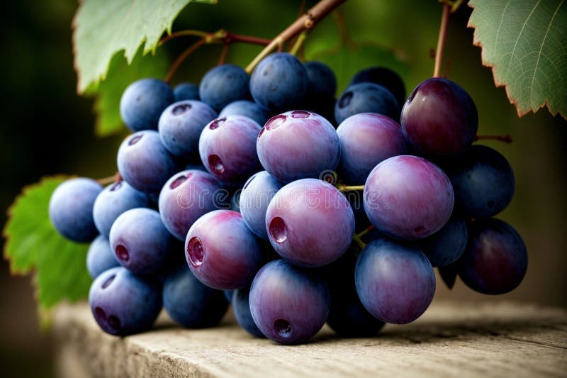 Grape Delight a Captivating Capture of Plump and Juicy Uva.AI Generated ...
