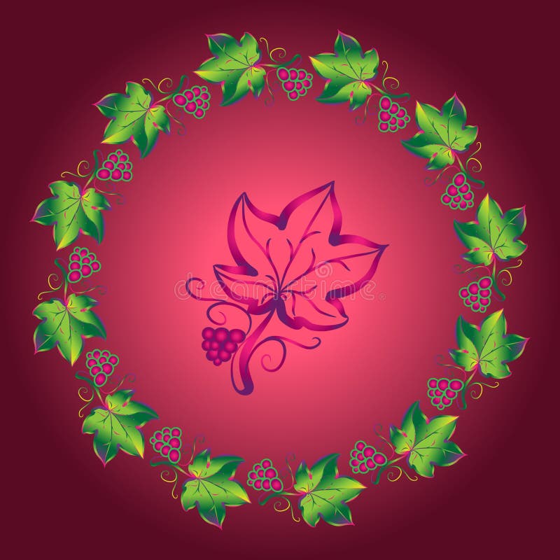 Grape design elements stock vector. Illustration of organic - 61764201