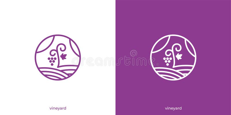 Grape Berry Farm, Vineyard, Organic Natural Winery. Vineyard Field and ...