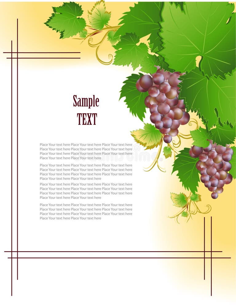 Grape Frame Stock Illustrations – 8,771 Grape Frame Stock Illustrations ...