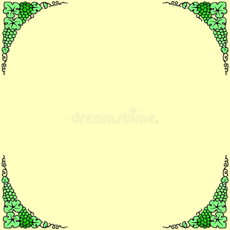 Grape Frame Picture. Image: 6689710