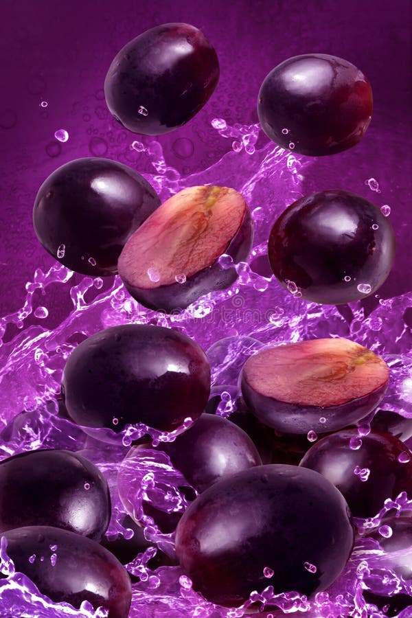 Grape stock image. Image of juice, food, wine, splash - 34424813