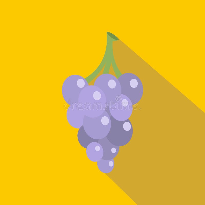 Grape icon, flat style stock vector. Illustration of healthy - 102472894 Grape icon, flat style stock vector. Illustration of healthy - 102472894