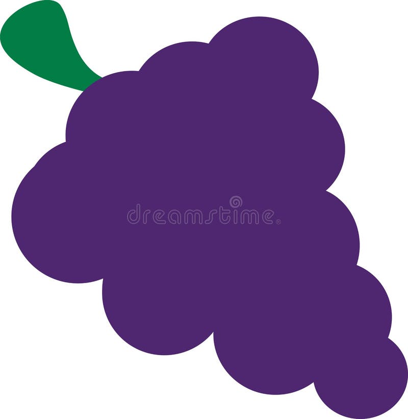 Grape icon vector stock vector. Illustration of sweet - 107166316
