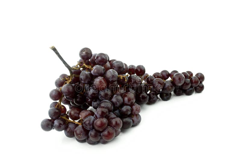 Grape Isolate on White Background Stock Image - Image of closeup ...