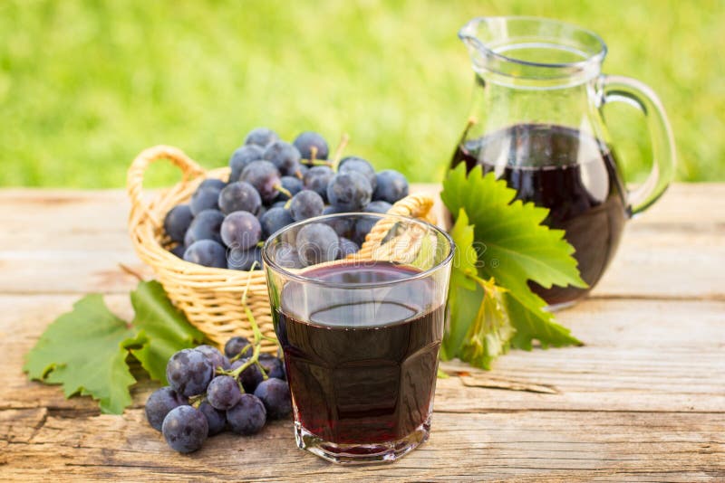 Grape Juice stock image. Image of outside, table, concord - 42765403