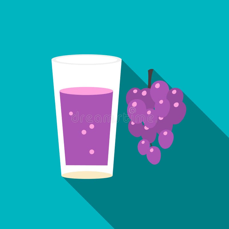 Grape Juice Icon of Vector Illustration for Web and Mobile Stock Vector ...