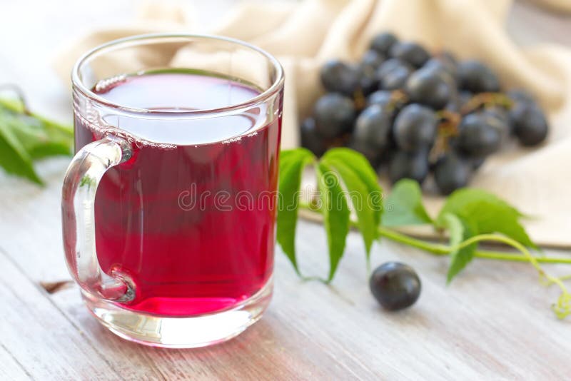 Grape Juice and Ripe Grapes Stock Image - Image of drink, juice: 59202703