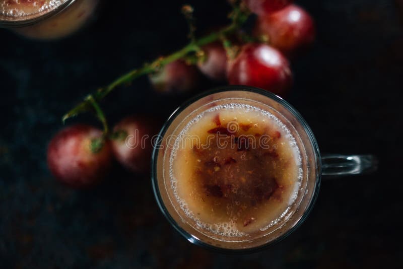 Grape Lassi - Indian Cocktail Stock Image - Image of fruit, winery ...