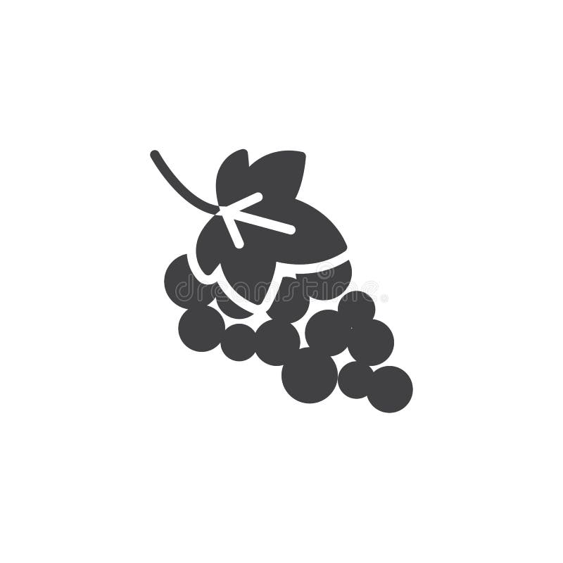 Single Grape Cluster Vector Stock Illustrations – 74 Single Grape ...