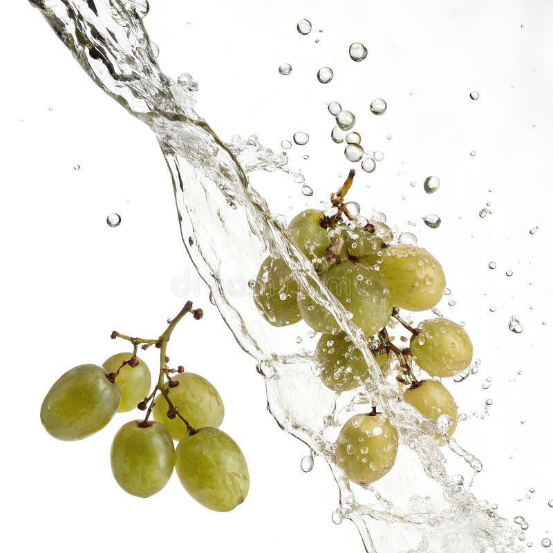 Grape Liquid Motion Isolated on White Background Stock Illustration ...