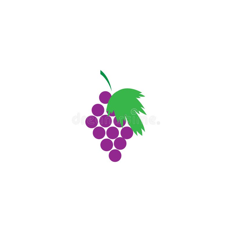 Grape logo stock vector. Illustration of cabernet, concord - 194096745