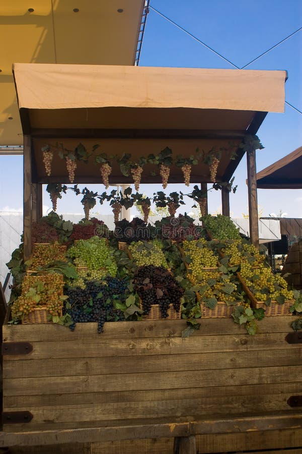 Grape market stock photo. Image of grapes, market, fair - 61295626