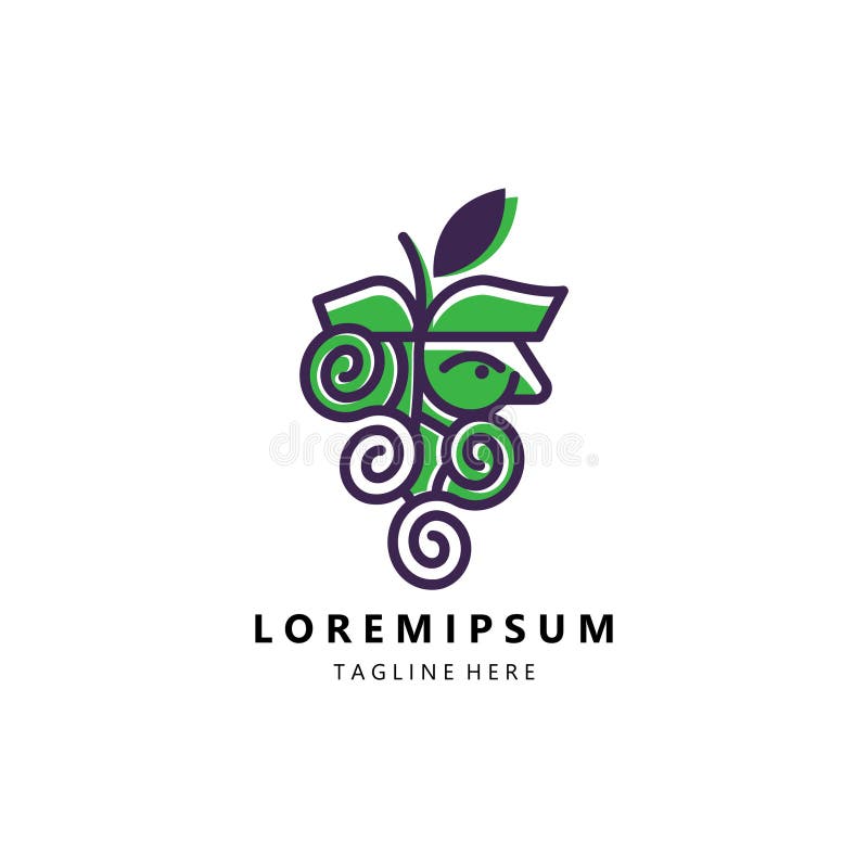 Symbol Grape Design Template Stock Illustrations – 7,011 Symbol Grape ...