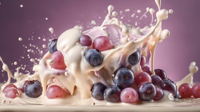 Grape Milkshake Splash Stock Illustrations – 31 Grape Milkshake Splash ...