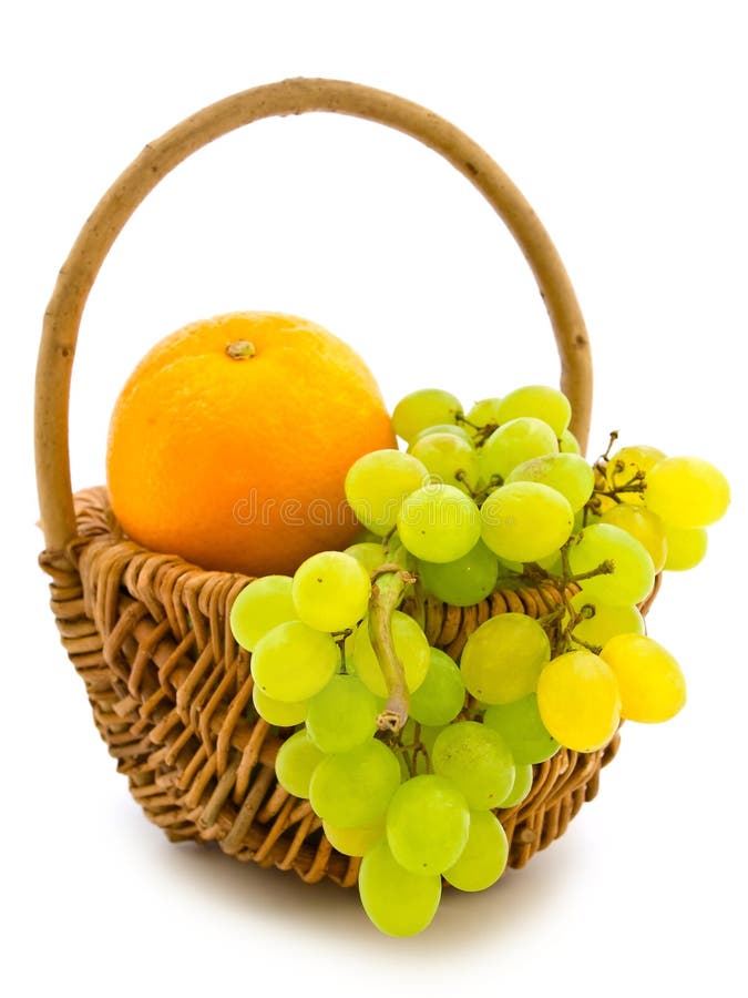 Grape at orange stock photo. Image of organic, diet, healthy - 10717316