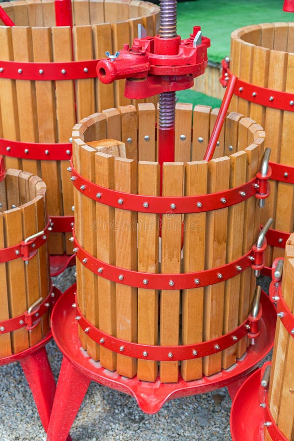 Grape Press stock photo. Image of produce, europe, production - 221953694