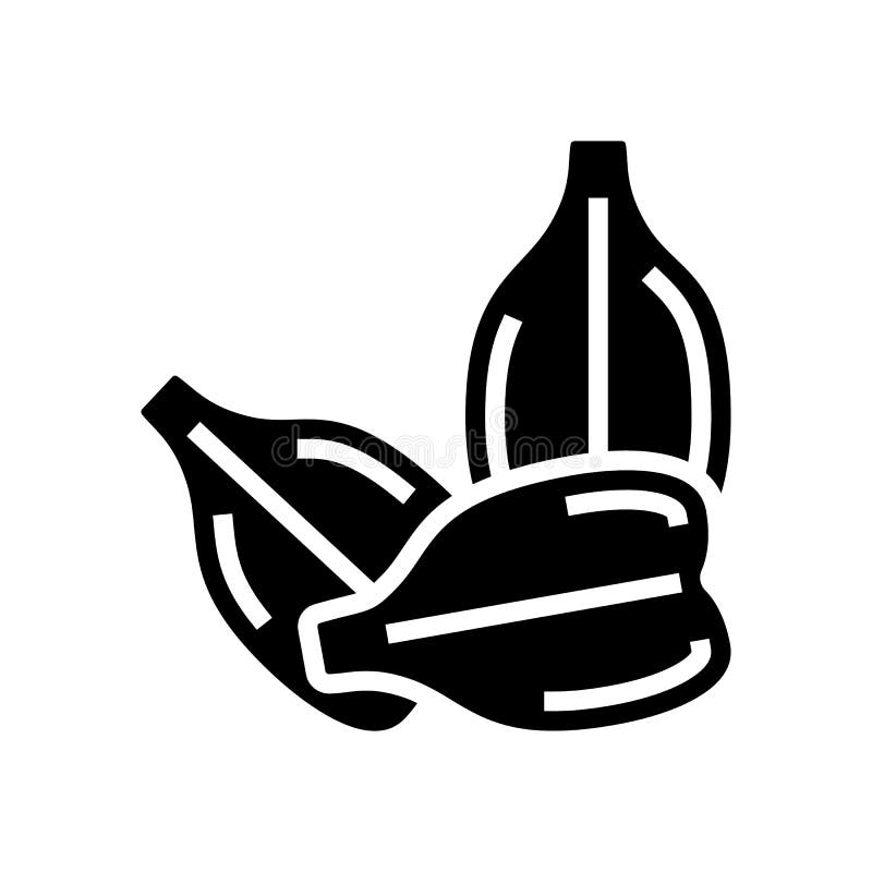 Grape Seed Glyph Icon Vector Illustration Stock Vector - Illustration ...