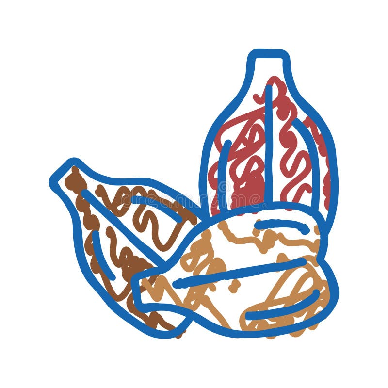 Grape Seed Icon Doodle Illustration Stock Vector - Illustration of ...