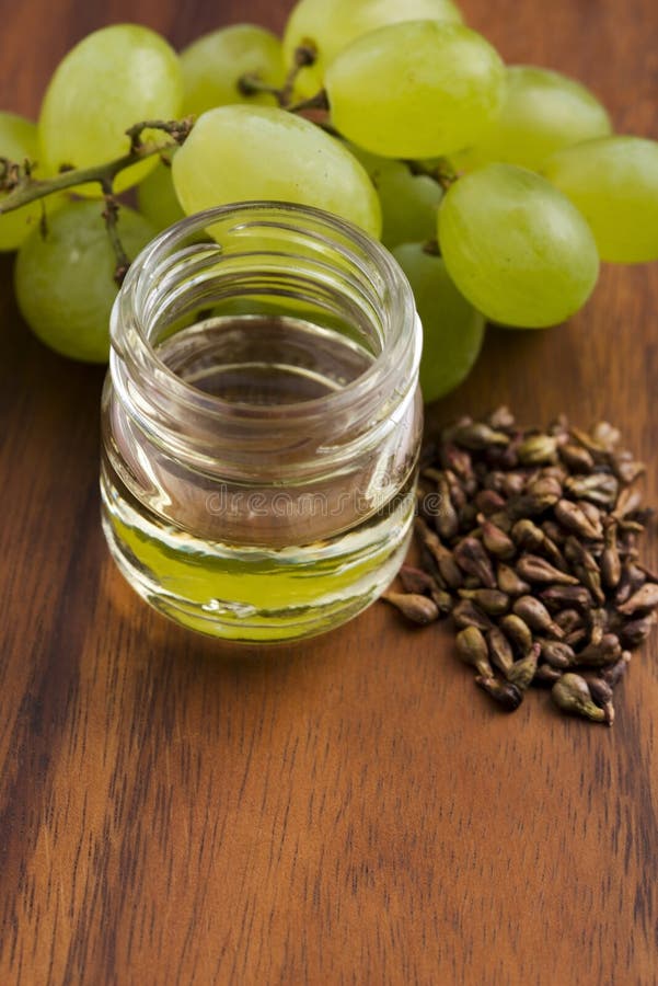 Grape seed oil stock photo. Image of background, round - 40376894