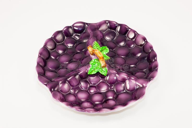 Grape Set - serving plate stock photo. Image of decorative - 87732232