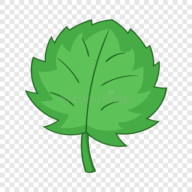 Grape Wine Leaf Icon, Cartoon Style Stock Vector - Illustration of leaf ...