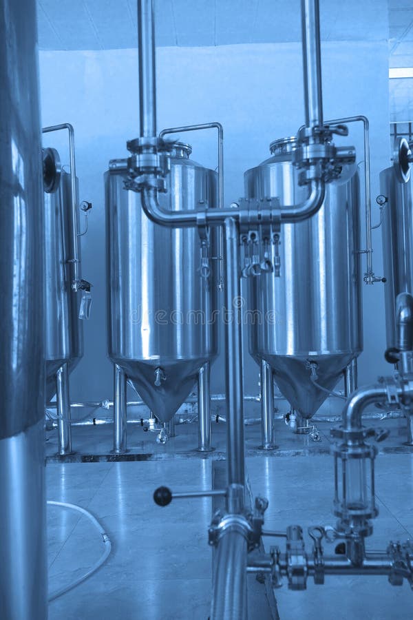 Grape Winery Metal Fermentation Barrel Stock Photo - Image of cylinder ...