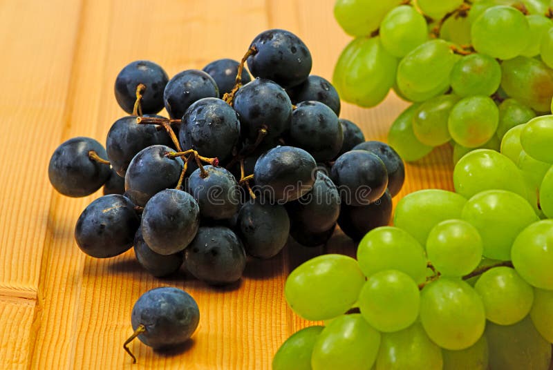 Grape on wooden table stock image. Image of food, sweet - 8083497