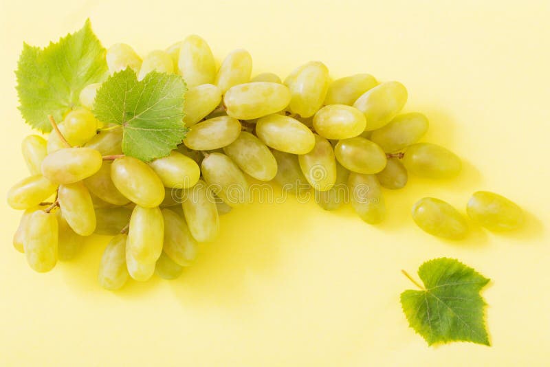 Grape on yellow background stock image. Image of juicy - 127866723