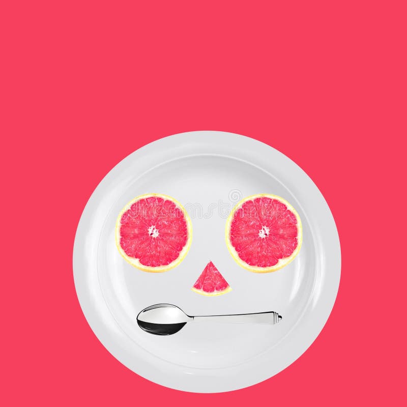 Grapefruit Face stock photo. Image of background, grapefruit - 75185192