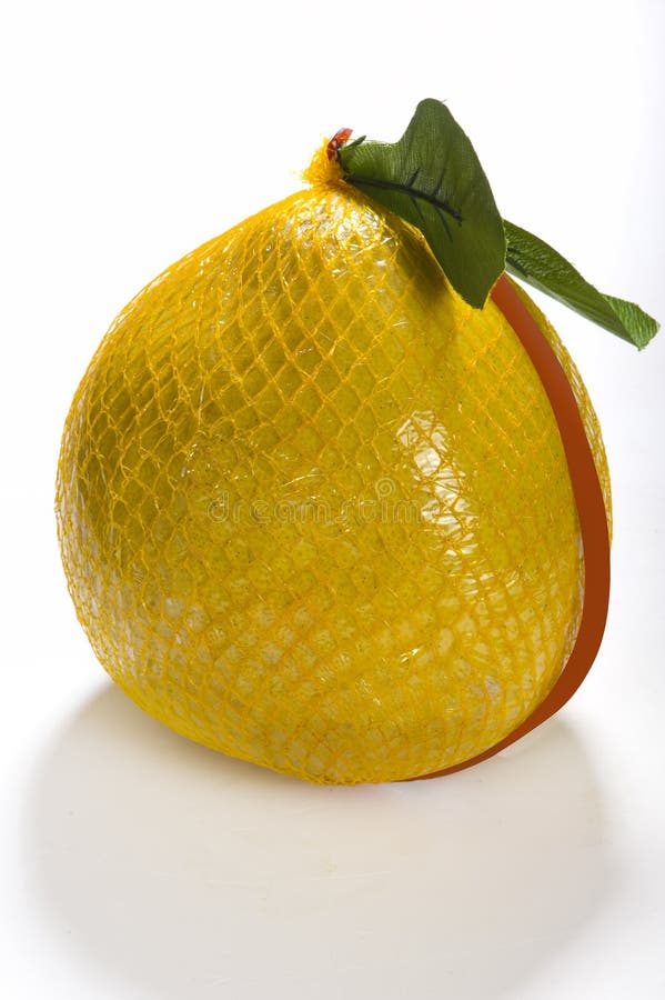 Grapefruit Fruit Close-up Isolated on a White Background Stock Image ...