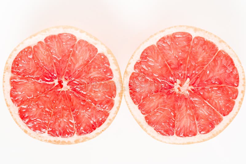 Grapefruit halves stock image. Image of bitter, tasty - 77932105