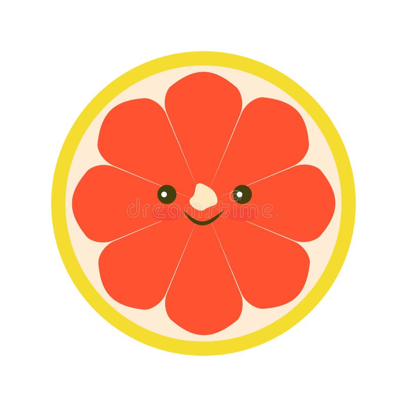 Grapefruit Smile Stock Illustrations – 578 Grapefruit Smile Stock ...