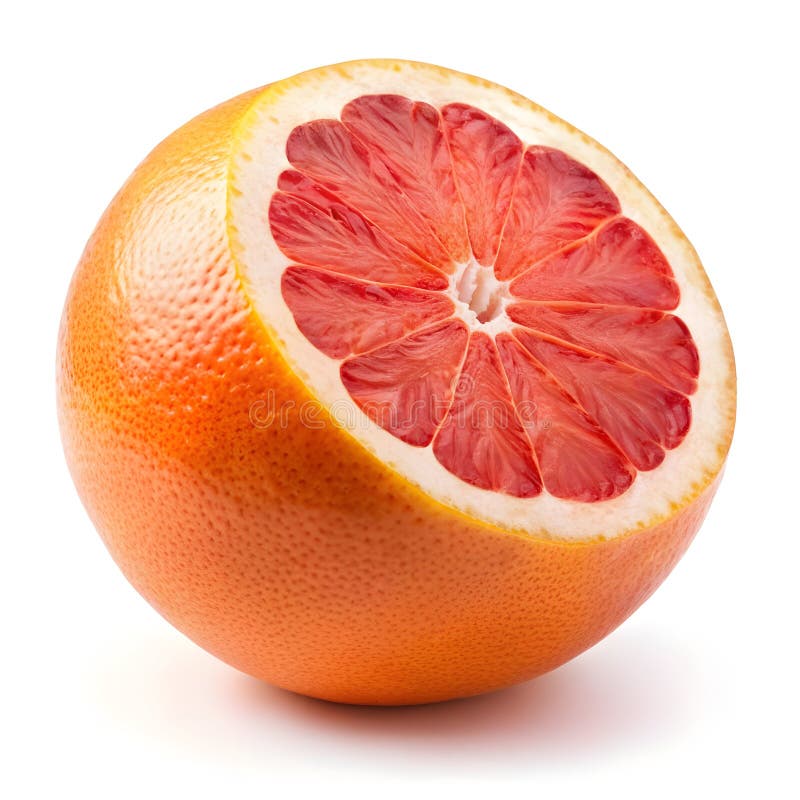 Grapefruit Isolated on White Background Stock Illustration ...