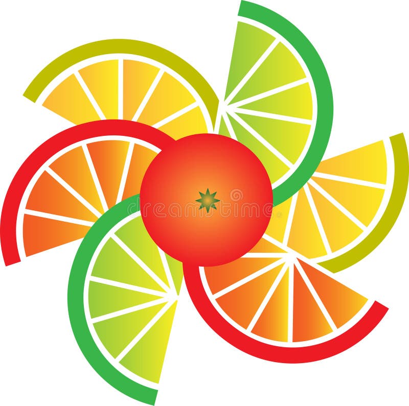 Vector lemon sun stock vector. Illustration of design - 9070821