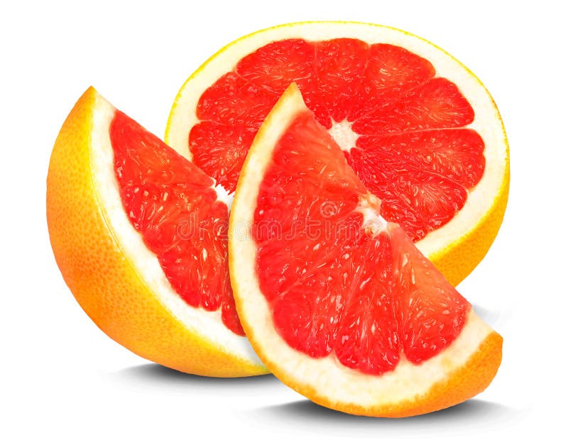 Grapefruit pieces stock photo. Image of sweet, background - 89044302