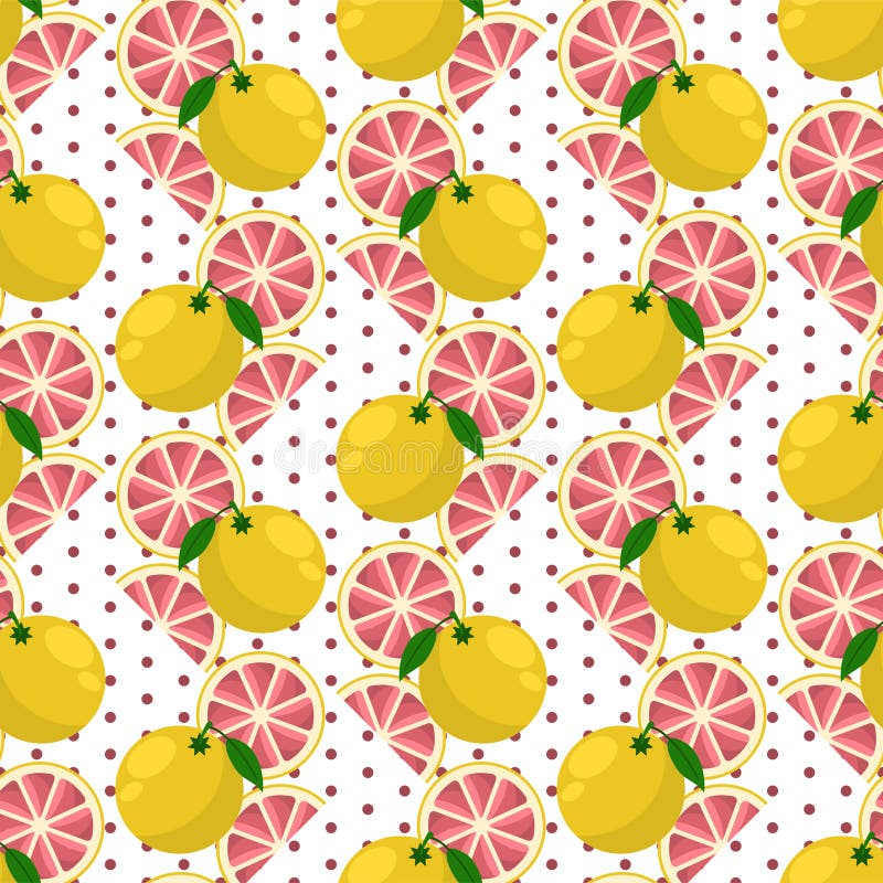 Grapefruit Seamless Pattern Stock Vector - Illustration of design ... Grapefruit Seamless Pattern Stock Vector - Illustration of design ...