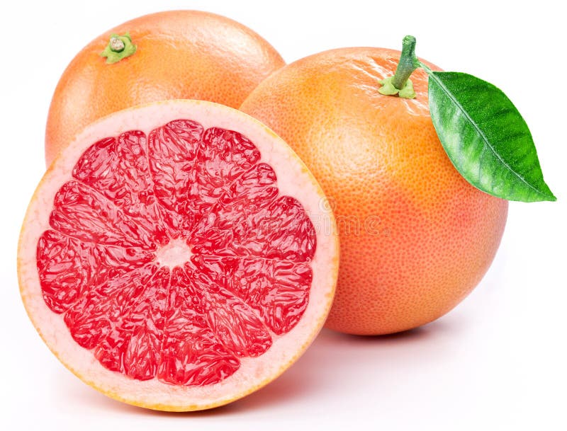 Grapefruit with slices. stock image. Image of citrus - 28160961