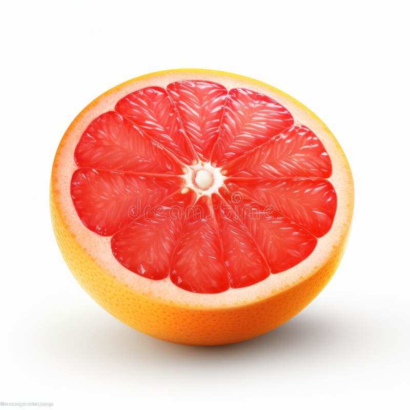 Grapefruit: a Vibrant Still Life in High-key Lighting Stock ...
