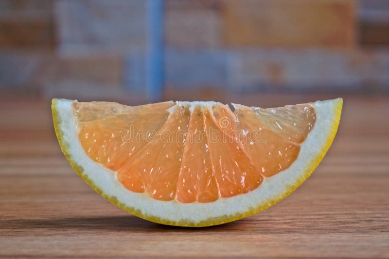 Grapefruit Wedge stock image. Image of brown, closeup - 88691523