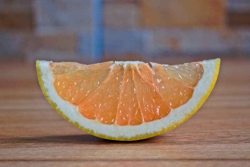 Grapefruit Wedge stock image. Image of grapefruit, brown - 88968509