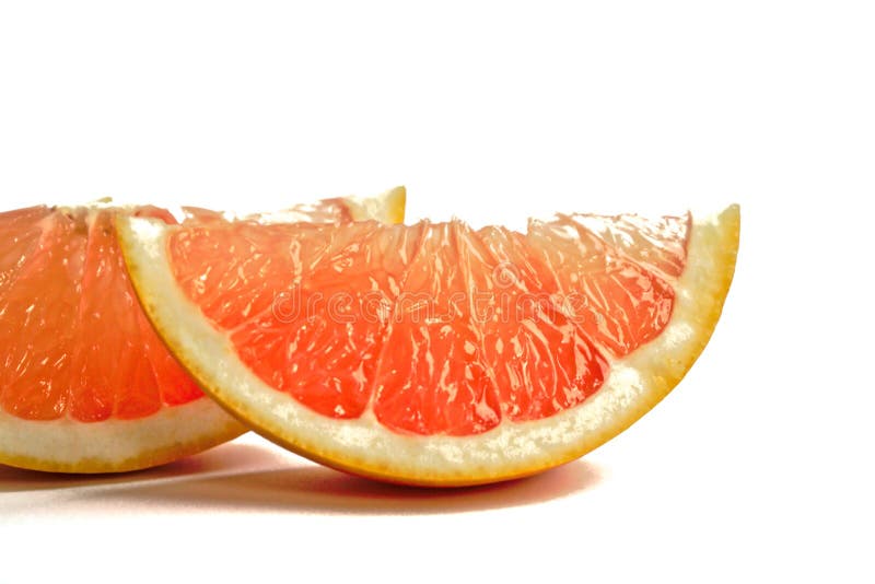 Grapefruit Wedges stock image. Image of isolated, wedges - 93168753