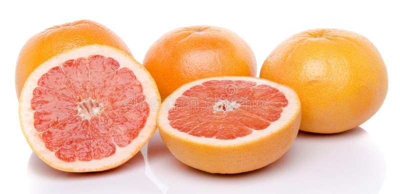 Grapefruits and Half Grapefruits Stock Photo - Image of ingredient ...