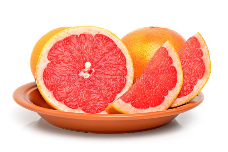 Ripe Grapefruit with Section Stock Photo - Image of fresh, flesh: 13026508