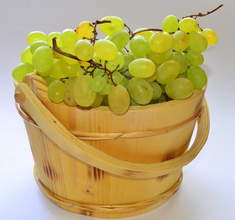 Grapes in basket stock photo. Image of background, ripe - 33494664