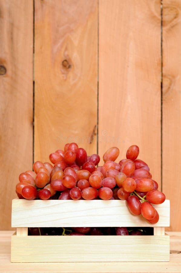 Grapes on Box in Market Place Stock Photo - Image of market, place ...